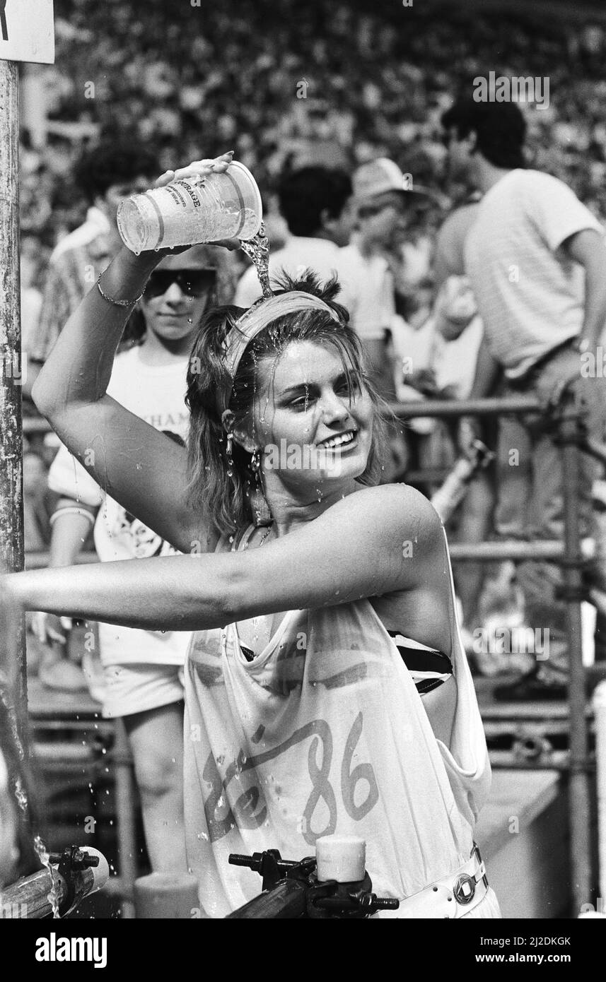 Wham. Das Abschiedskonzert im Wembley Stadium, London England (Bild ...