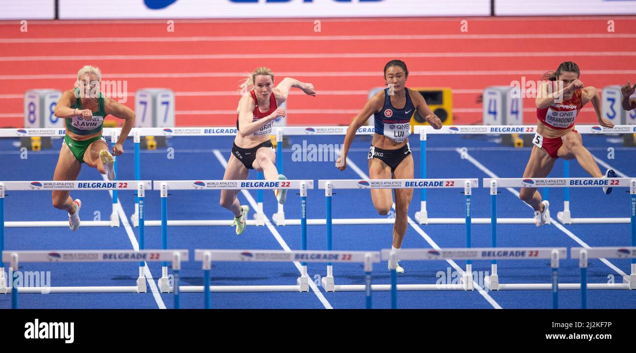 Sarah Lavin, Mathilde Heltbech, Lai Yiu Lui und Teresa Errandonea ...