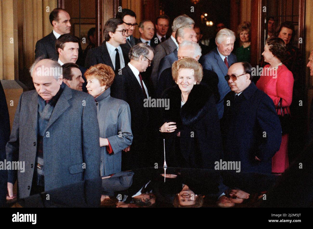Michail Gorbatschow, Generalsekretär des Zentralkomitees der ...