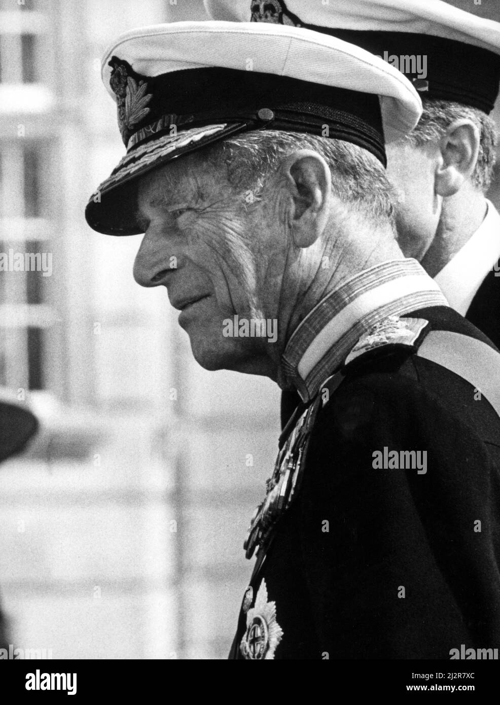 Prinz Philip, Herzog von Edinburgh, besucht das Britannia Royal Naval ...