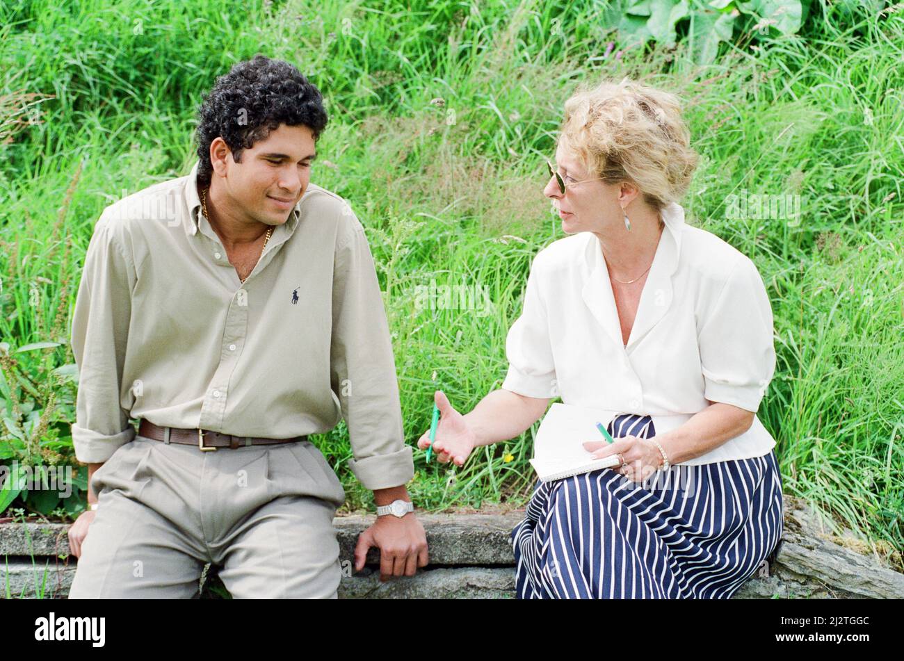 Sachin Tendulkar, erster Unterzeichner im Ausland für den Yorkshire ...