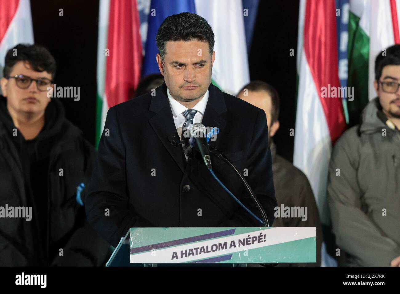 Ungarns Oppositionsbündnis-Führer und Kandidat für den Premierminister ...