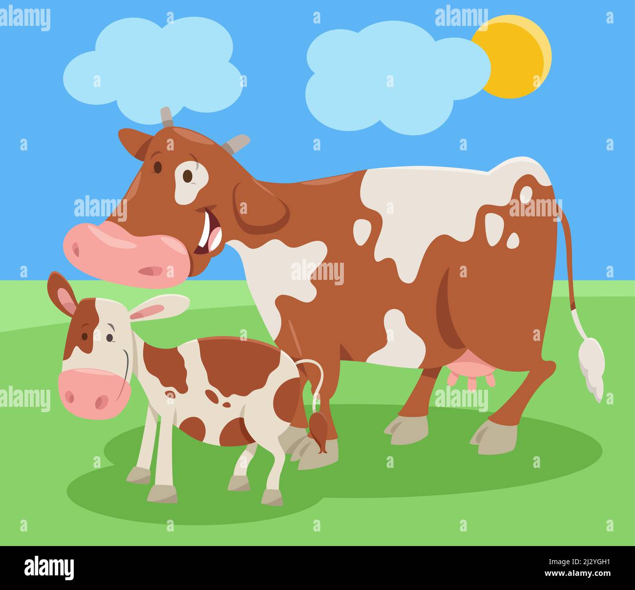 See kalb Stock-Vektorgrafiken kaufen - Alamy
