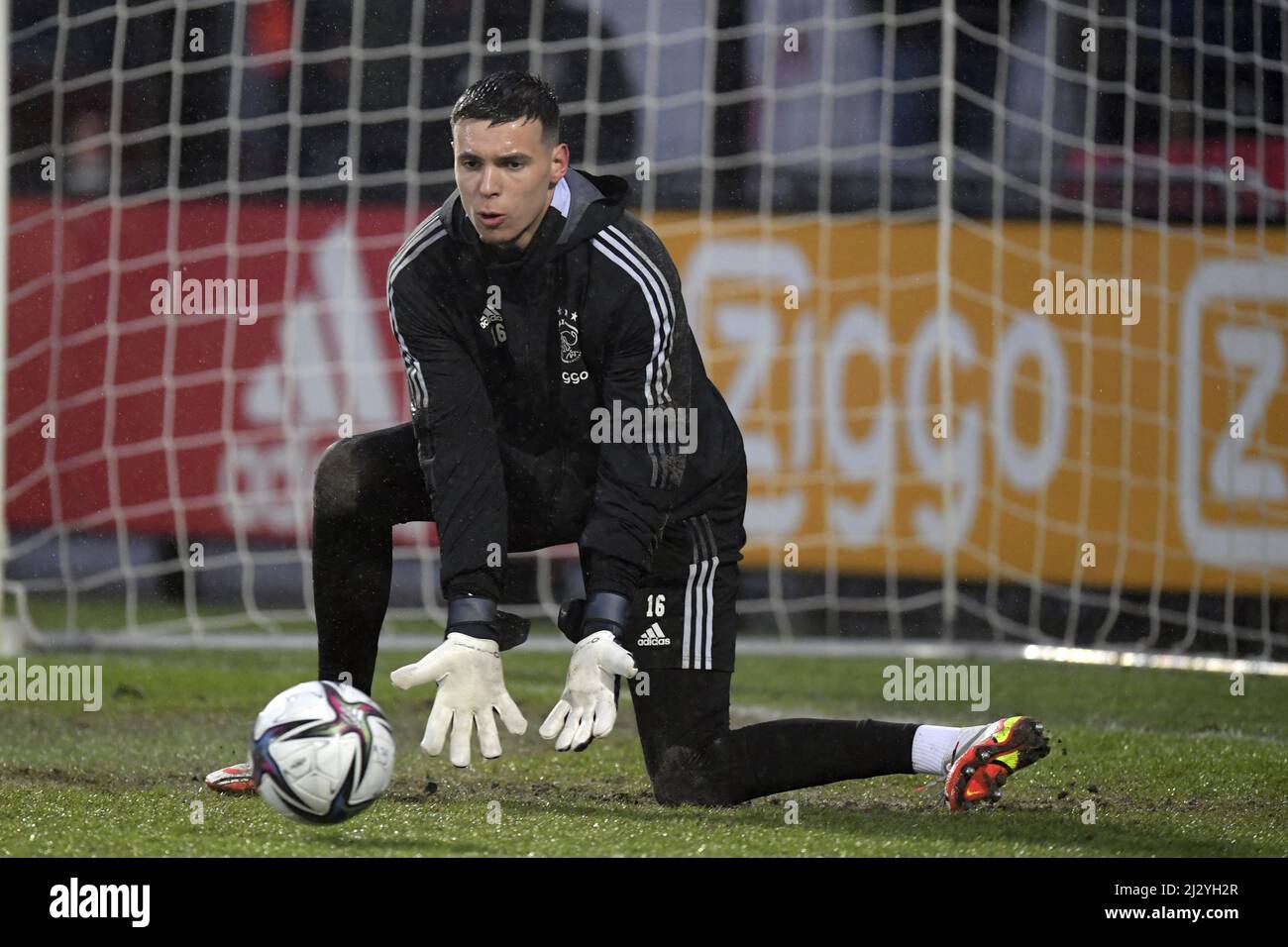 AMSTERDAM - der junge Ajax-Torwart Jay Gorter beim Keuken Kampioen ...