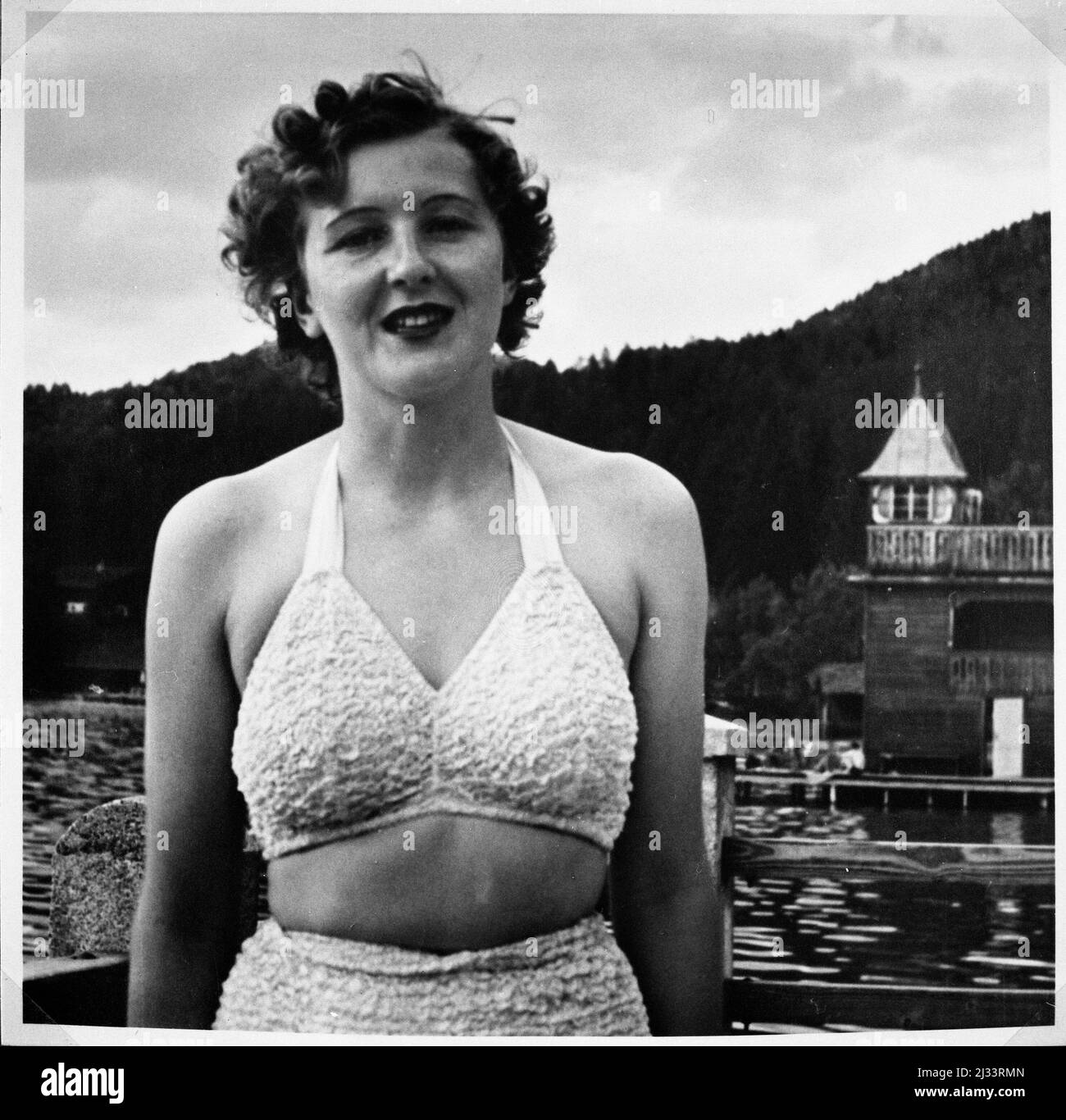 Eva Brauns Fotoalben, ca. 1913 - ca. 1944. Diese Alben werden Eva Braun zugeschrieben (vier ...