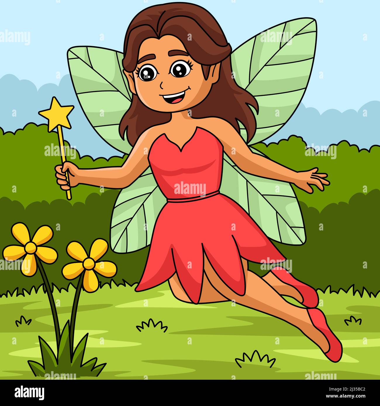 Cartoon illustration hand holding tiny Stock-Vektorgrafiken kaufen - Alamy