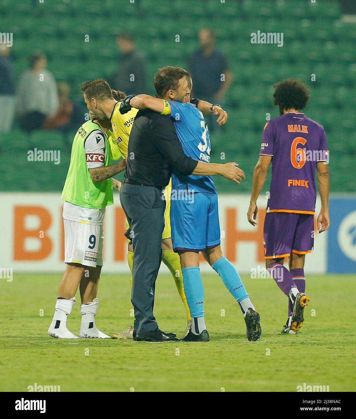 6.. April 2022; HBF Park, Perth, Western Australia, Australien; Ein ...