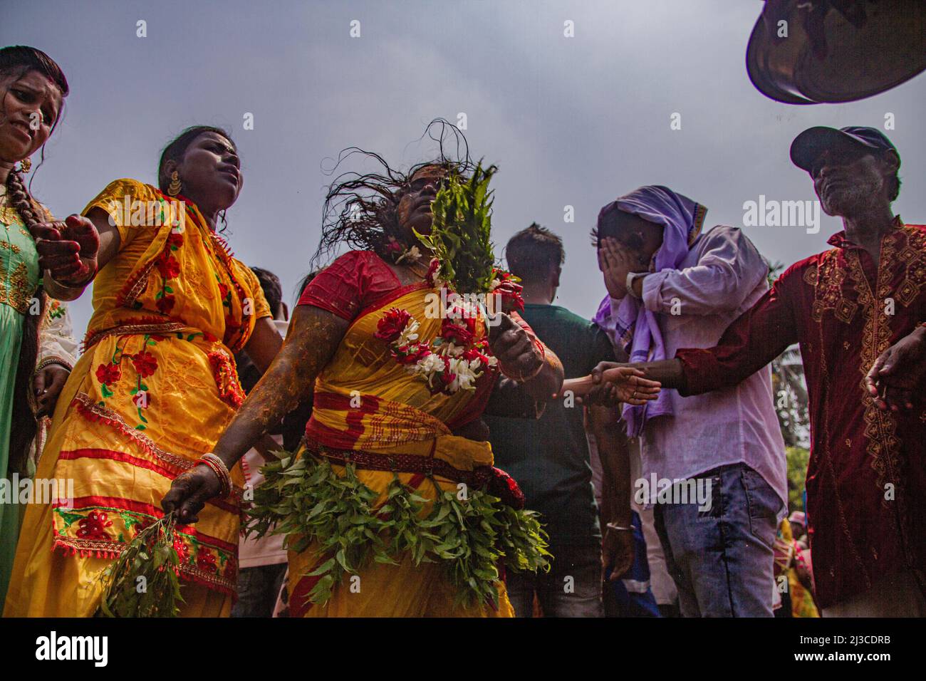 Hooghly, Westbengalen, Indien. 6. April 2022. Die Wurzel ist die ...