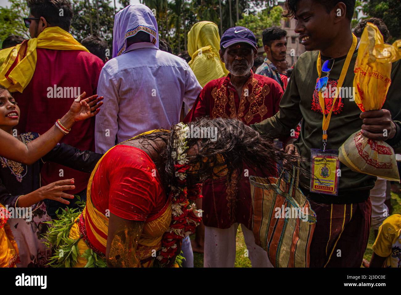 Hooghly, Westbengalen, Indien. 6. April 2022. Die Wurzel ist die ...