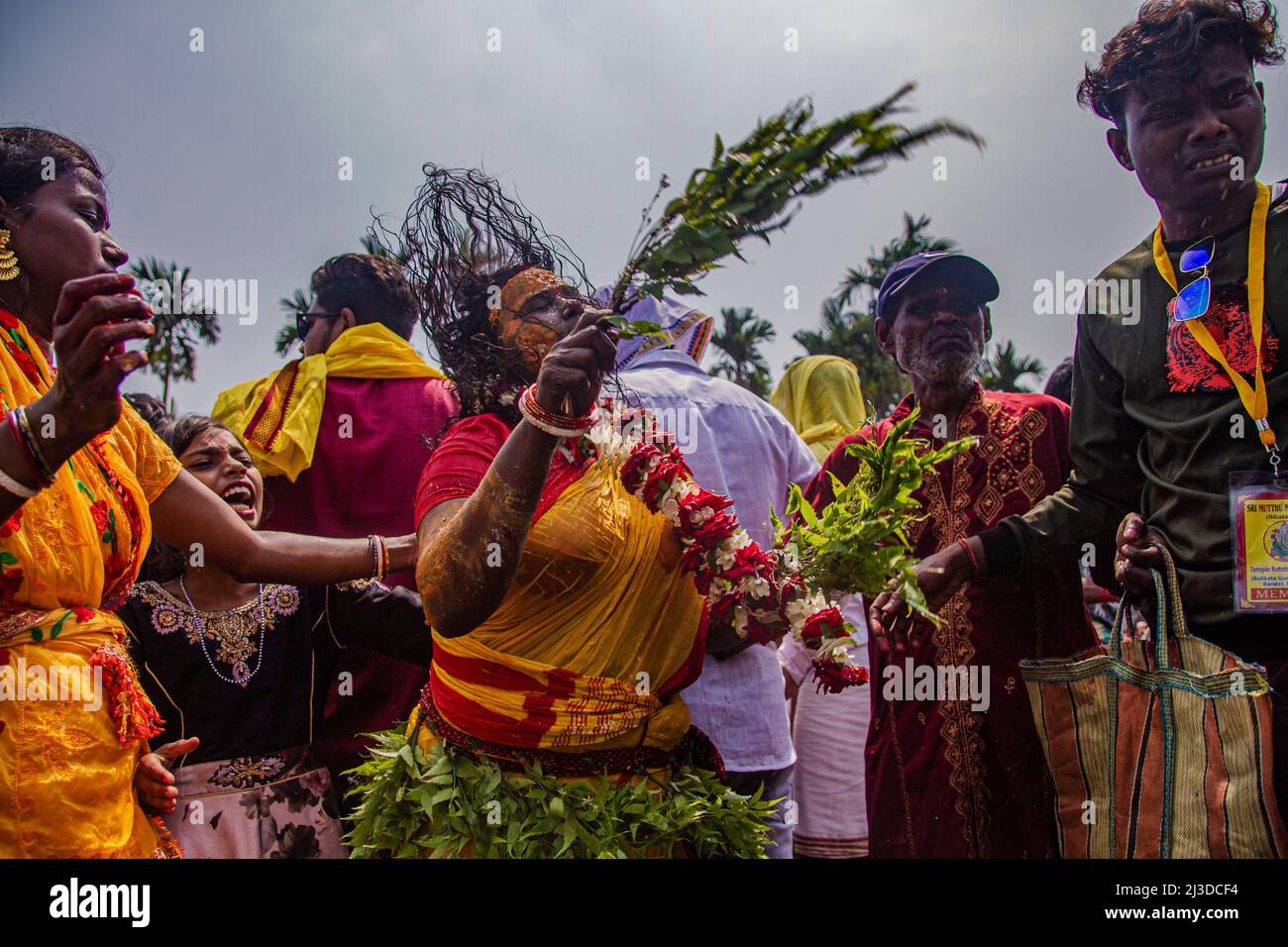 Hooghly, Westbengalen, Indien. 6. April 2022. Die Wurzel ist die ...