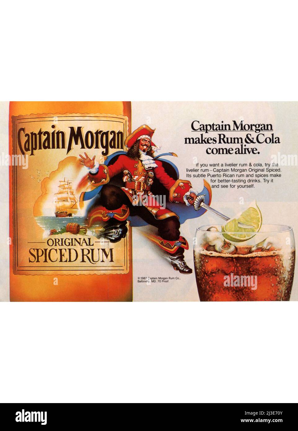 Captain morgan advert -Fotos und -Bildmaterial in hoher Auflösung – Alamy