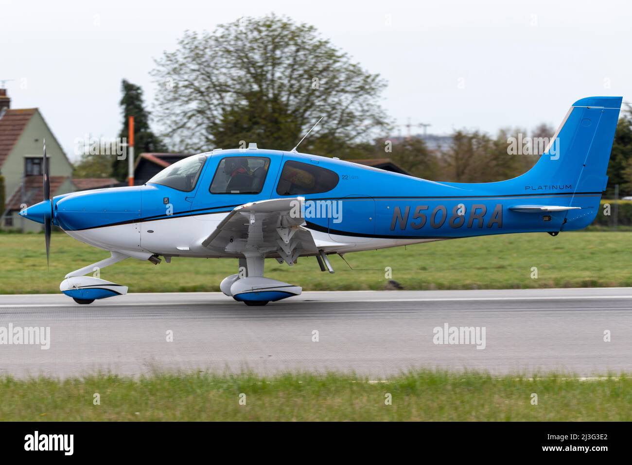 London Southend Airport, Essex, Großbritannien. 8. April 2022. Rund 20 ...