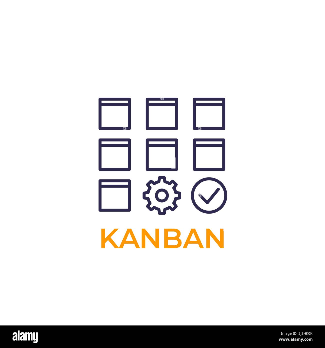 Lean methodology Stock-Vektorgrafiken kaufen - Alamy