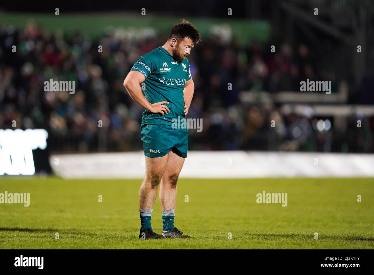 Dylan Tierney-Martin von Connacht erscheint nach dem Heineken Champions ...