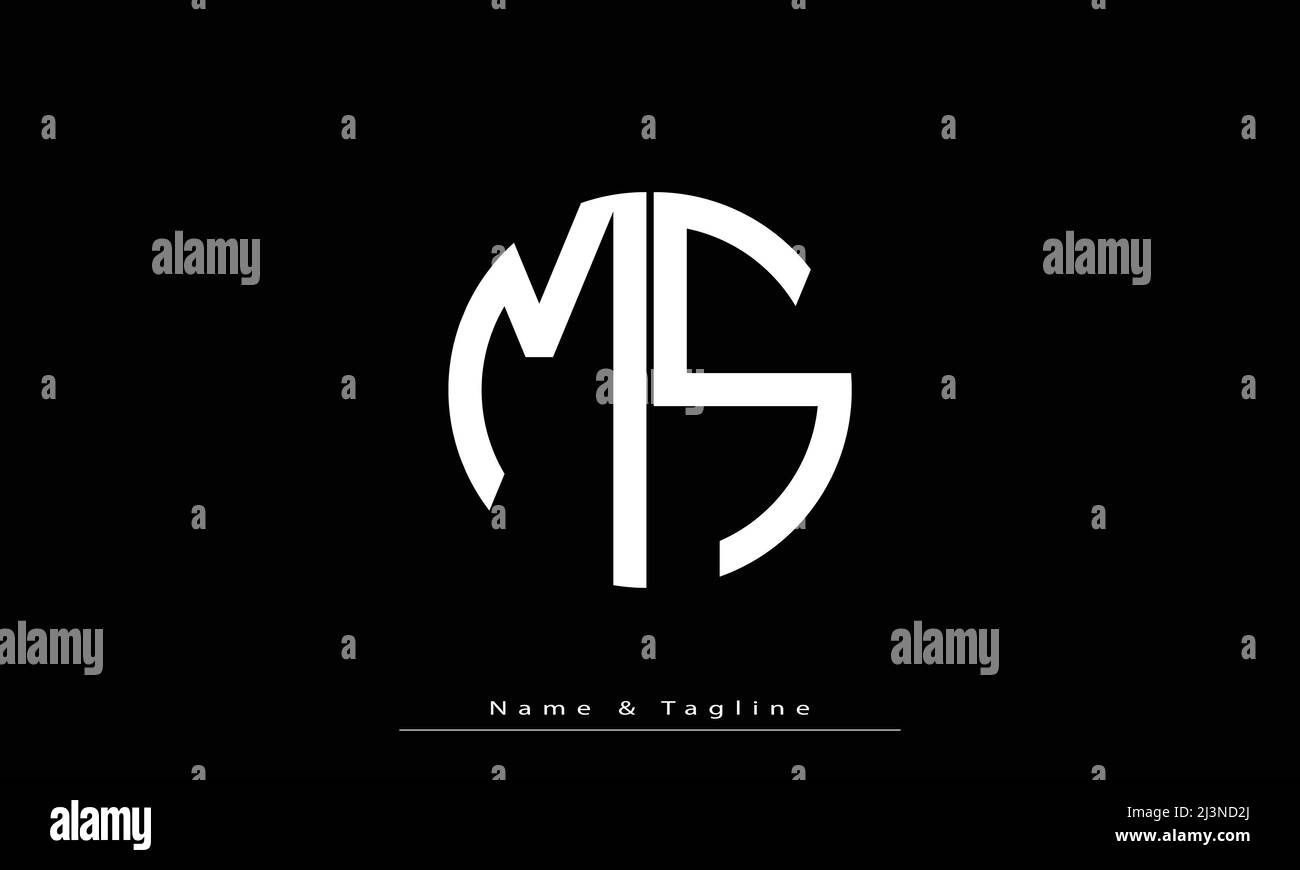 Ms alphabet Stock-Vektorgrafiken kaufen - Alamy