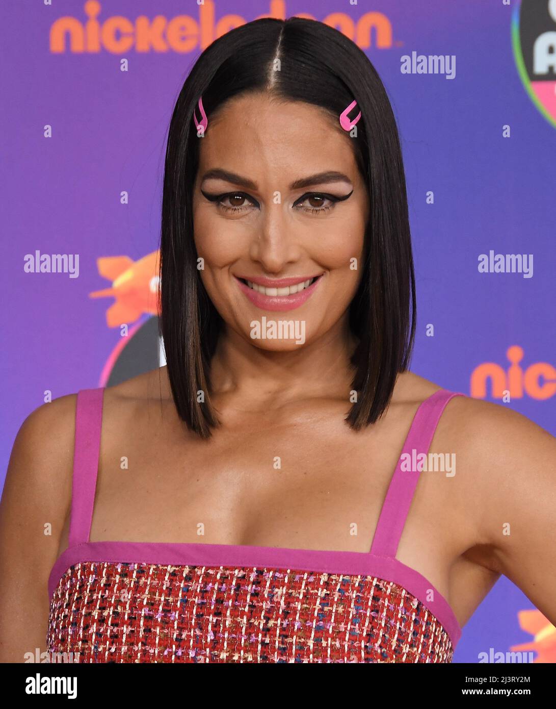 Los Angeles, USA. 09. April 2022. Nikki Bella kommt bei den Nickelodeon ...