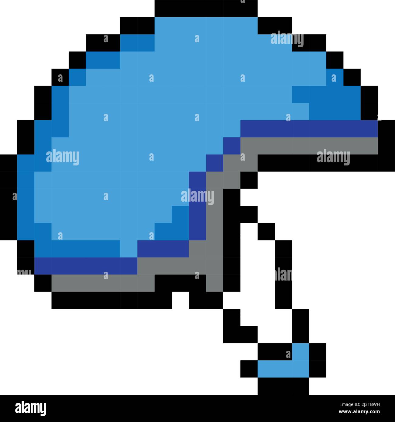 Fußball Helm Pixel Art Vektor Illustration Stock-Vektorgrafik - Alamy