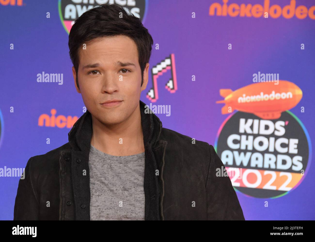 Los Angeles, USA. 09. April 2022. Nathan Kress kommt bei den ...
