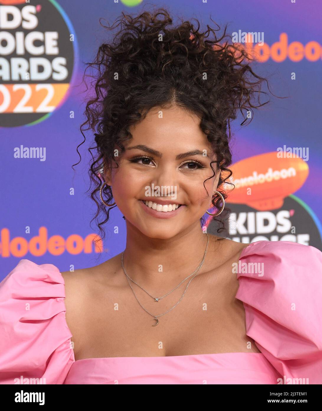 Miia Harris kommt bei den Nickelodeon Kid's Choice Awards 2022 an, die ...