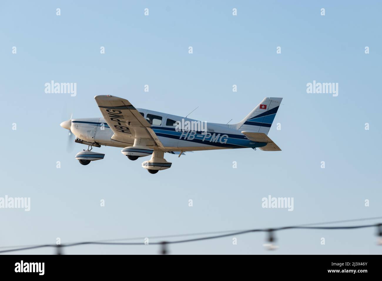 Wangen-Lachen, Schweiz, 27. März 2022 Piper PA28-181 Archer II ...