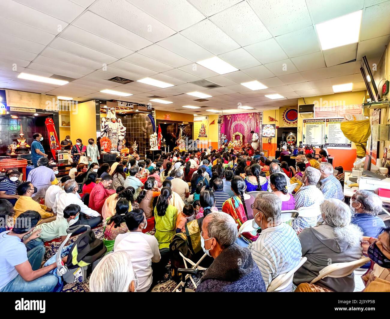 Dublin West Pleasanton, California, USA : 10.. April 2022: Rama Navami ...