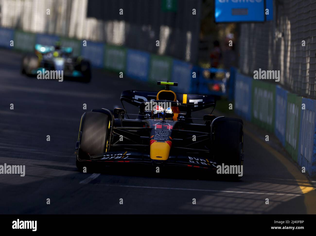 10. April 2022, Melbourne, Australien: 11 PEREZ Sergio (mex), Red Bull Racing RB18, Action ...