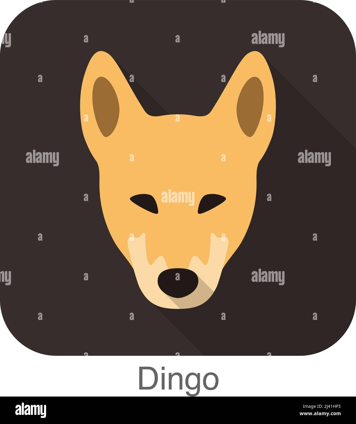 Dingo silhouette Stock-Vektorgrafiken kaufen - Alamy