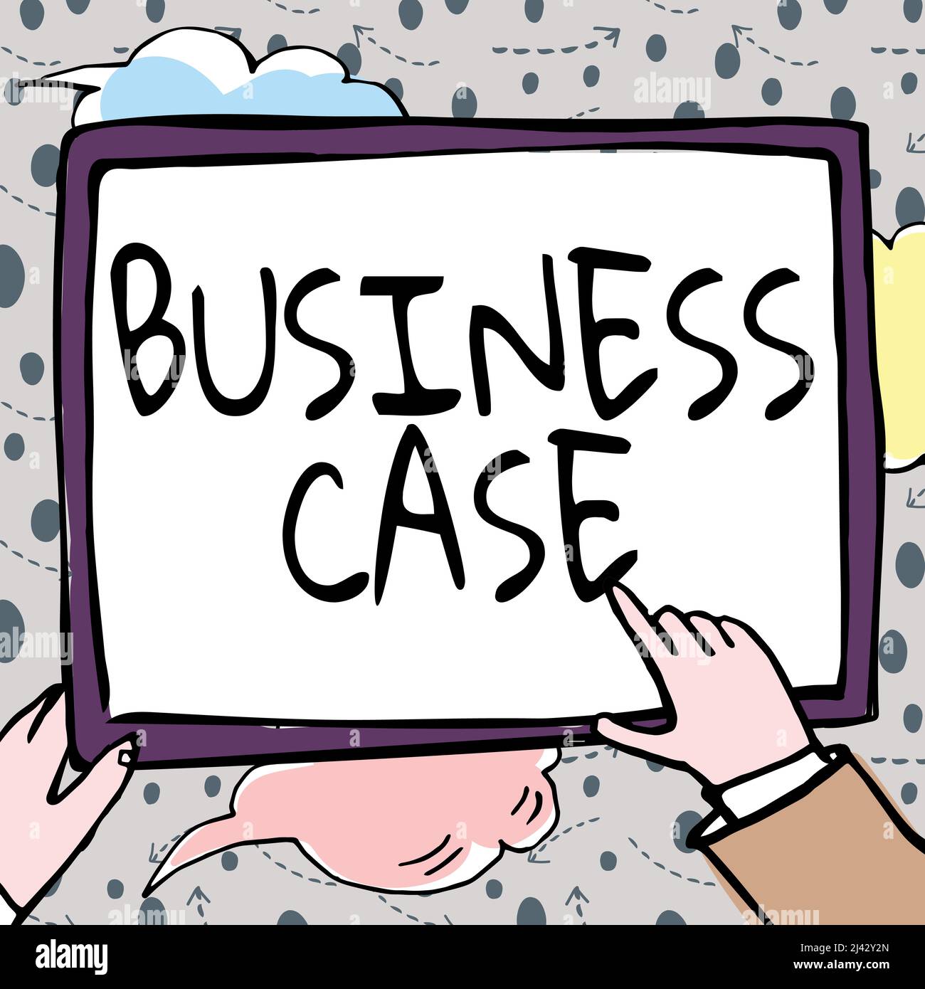 Inspiration zeigt Zeichen Business Case. Konzeptfoto Proposition ...