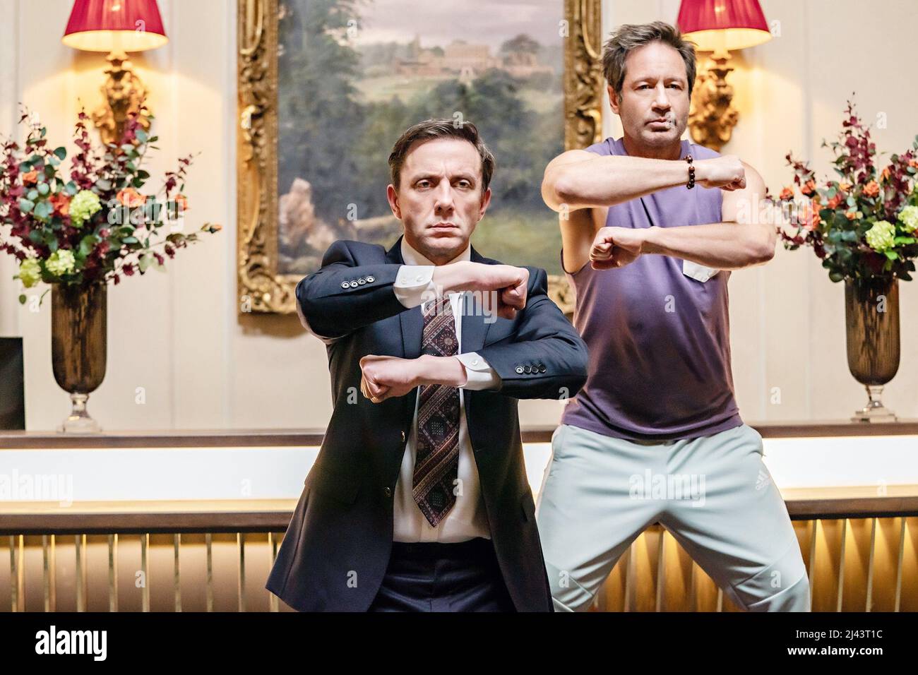 DIE BLASE, von links: Peter Serafinowicz, David Duchovny, 2022. ph ...