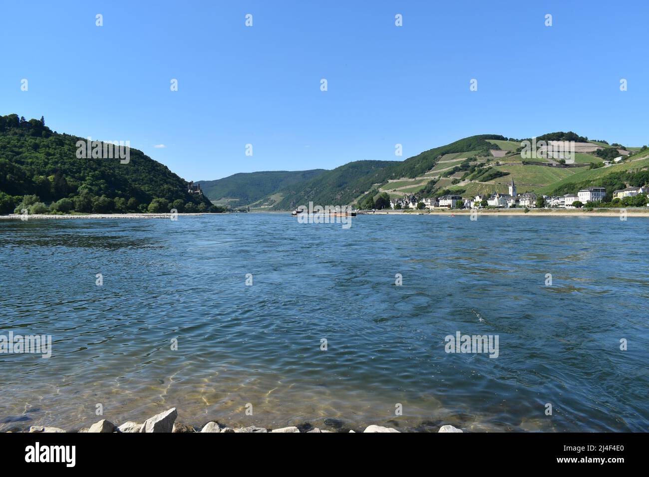 Rhein, Bingen am Rhein, Strom, Fluss, großer Fluss, Big River, Schlucht ...