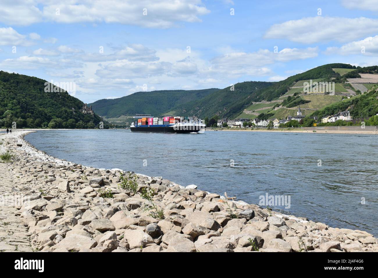 Rhein, Bingen am Rhein, Strom, Fluss, großer Fluss, Big River, Schlucht ...