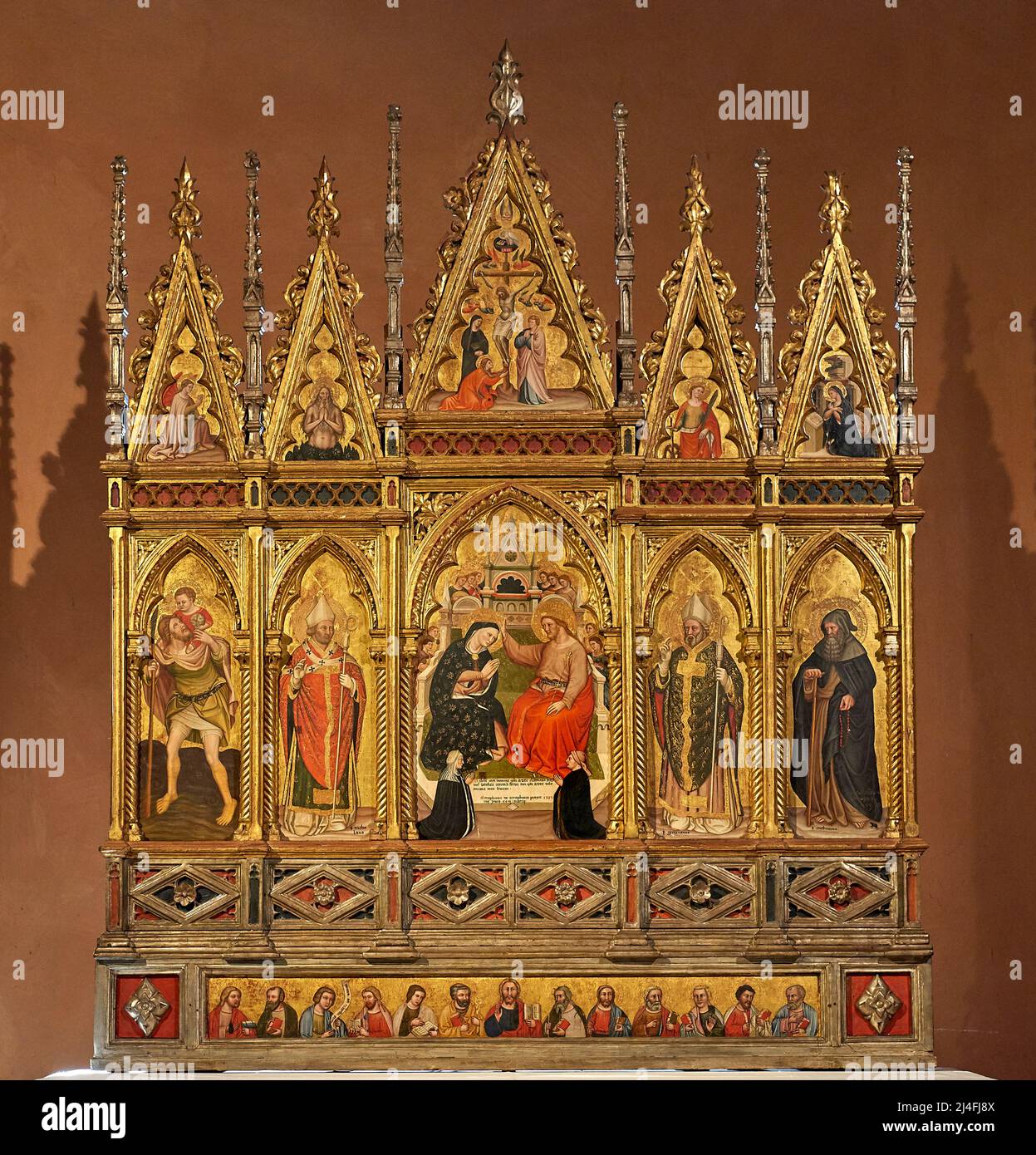 Incoronazione della Vergine con S.Nicola,S.Cristoforo,S.Geminiano,S ...