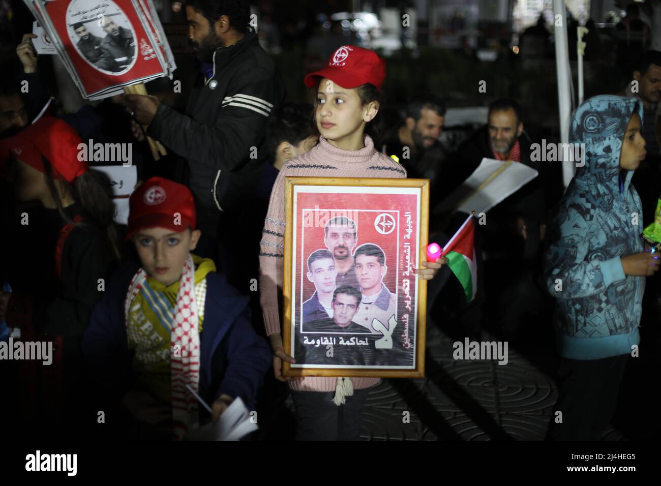 14. April 2022, Gaza-Stadt, der Gazastreifen, Palästina: Palästinenser ...