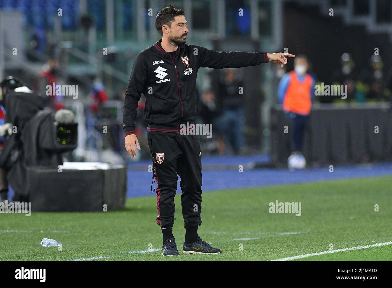 16.. April 2022; Stadio Olimpico, Rom, Italien: Serie A Football, SS ...