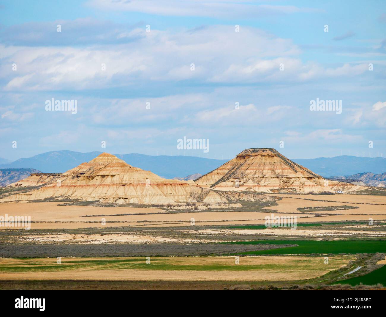 Wunderschne Bardenas Reales Spanien Bilder
