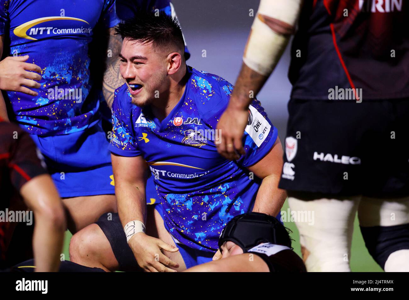 Tokio, Japan. 15. April 2022. Alexander Mackenzie (NTT) Rugby: 2022 ...