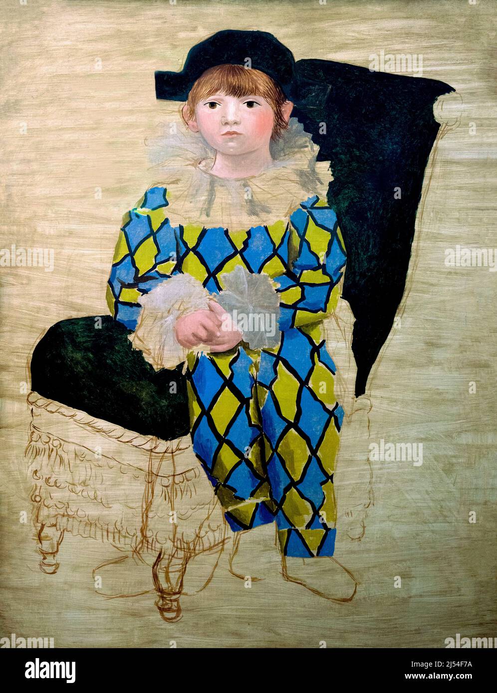 Paul als Harlekin, Paulo als Harlekin, Pablo Picasso, 1924, Musée ...