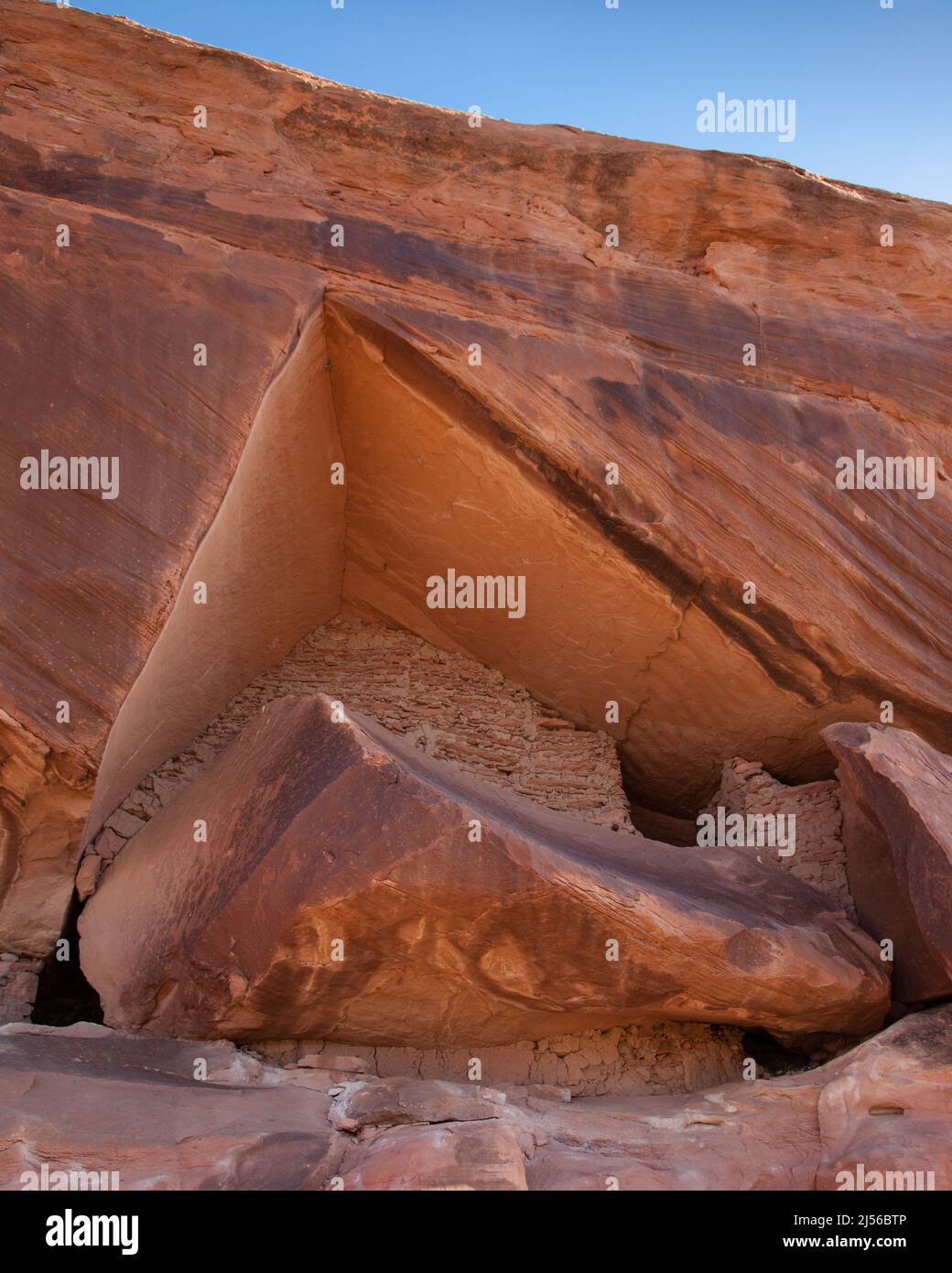 Kleinere Ruinen am River House, am San Juan River, Shash Jaa Unit ...