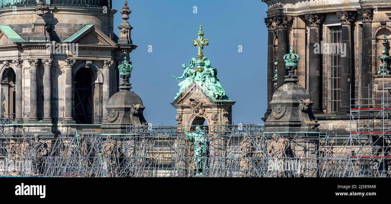 Berliner Dom, Detail, erbaut von Julius Raschdorff im Neorenaissance ...