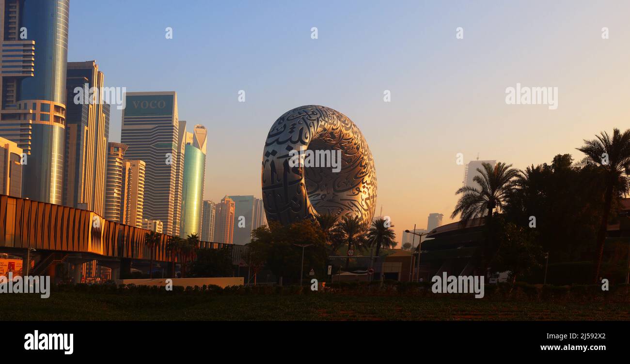 Museum, Dubai, Downtown, moderne Architektur, atemberaubende Aussicht ...