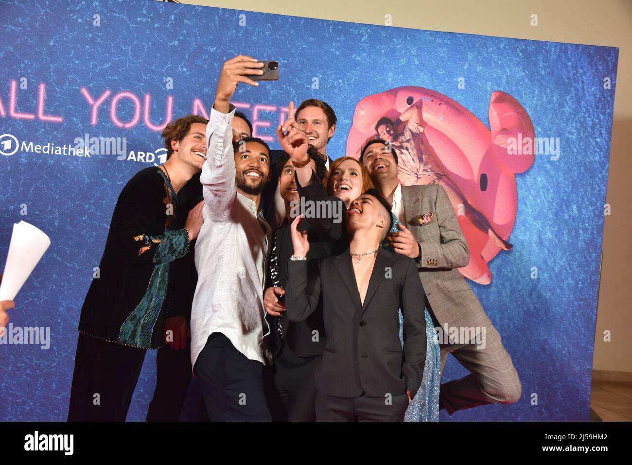 Köln, Deutschland. 20. April 2022. Schauspieler Ludwig Brix, Tom Keune ...