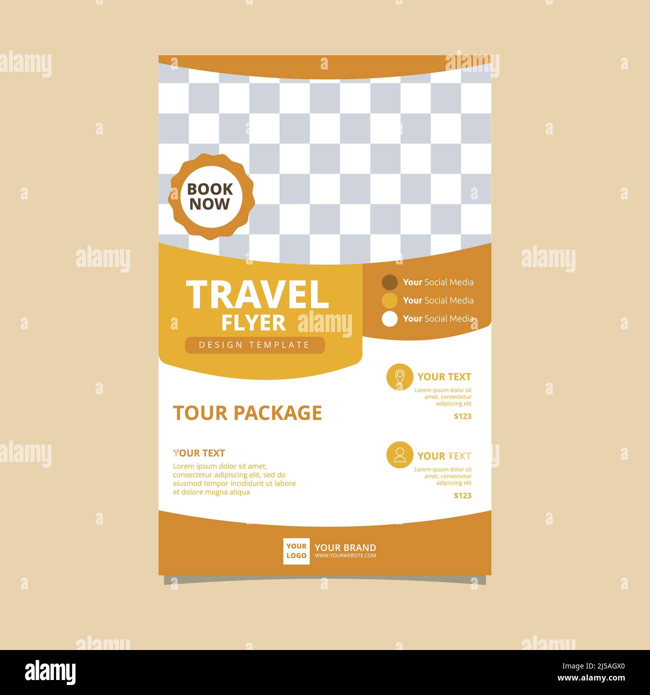 Einfacher flyer Stock-Vektorgrafiken kaufen - Alamy