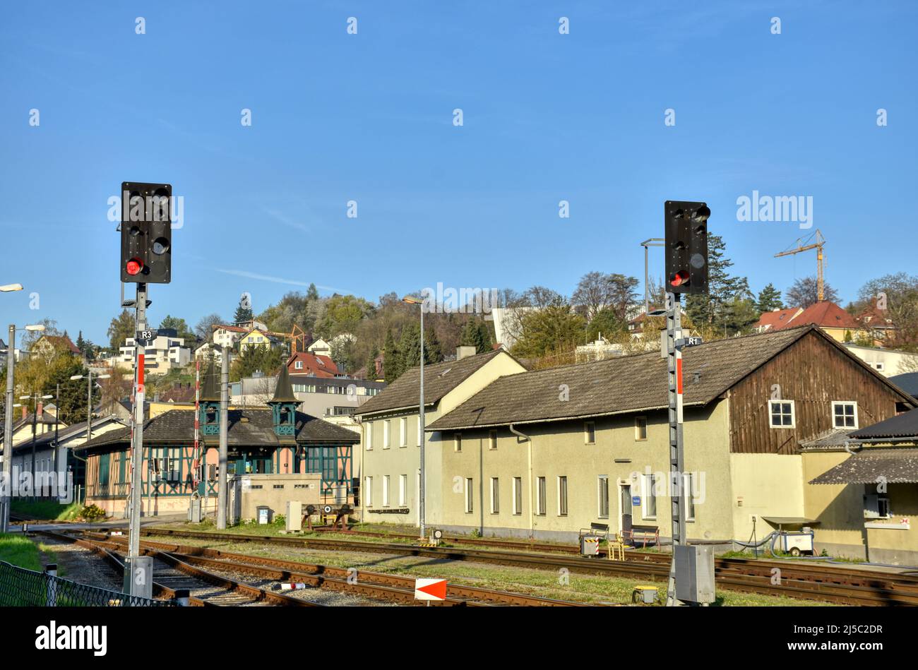 Linz, Mühlkreisbahn, Urfahr, Bahnhof, Bahnsteig, Gleis, Bahnen ...