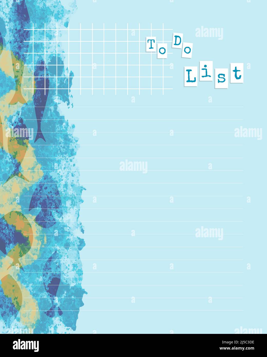 To-do-Liste-Vorlage mit Zeilen zum Schreiben von Erinnerungen an Pläne ...