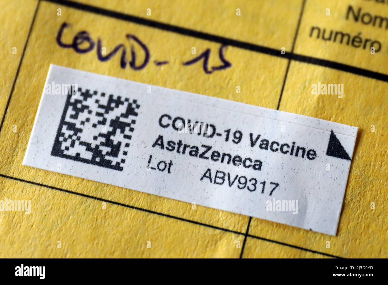 Vaccination book -Fotos und -Bildmaterial in hoher Auflösung – Alamy