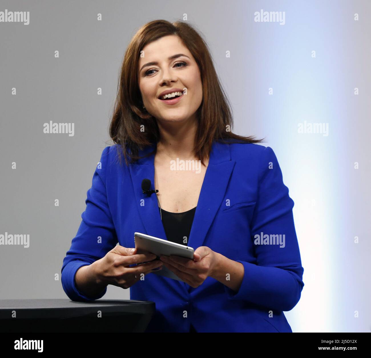 Berlin, 19.04.2021 - die Journalistin und Moderatorin Eva-Maria Lemke ...