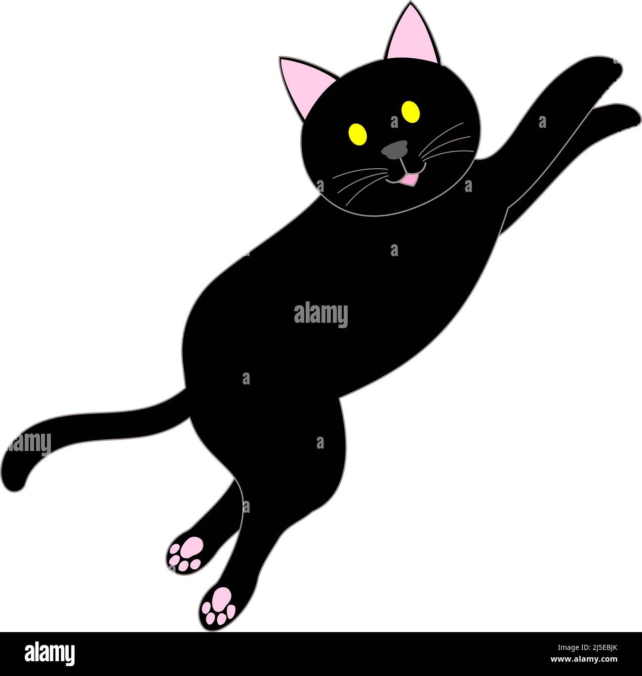 Katze springt symbol -Fotos und -Bildmaterial in hoher Auflösung – Alamy