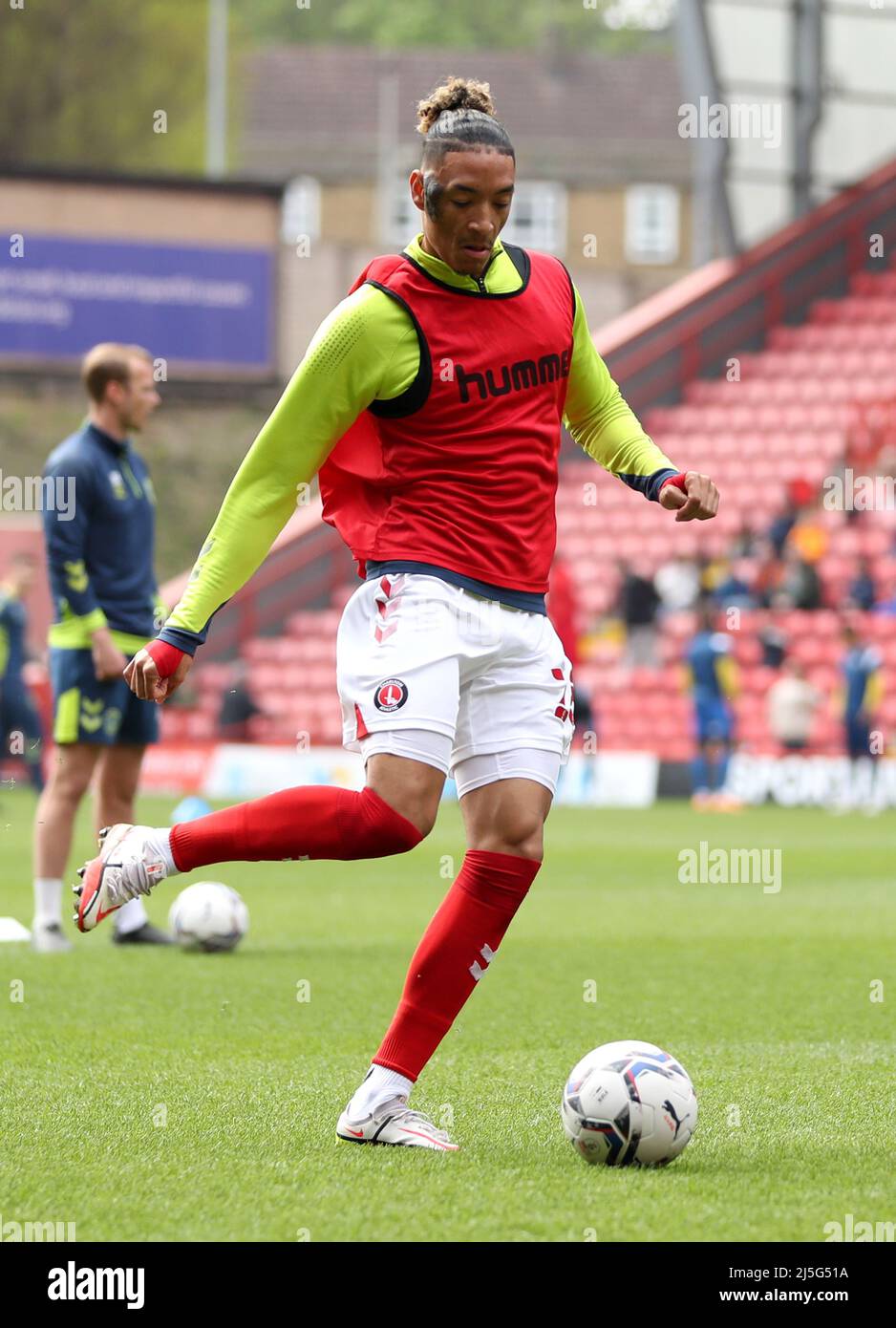 Charlton Athletic's Sean Clare macht sich vor dem Sky Bet League One ...