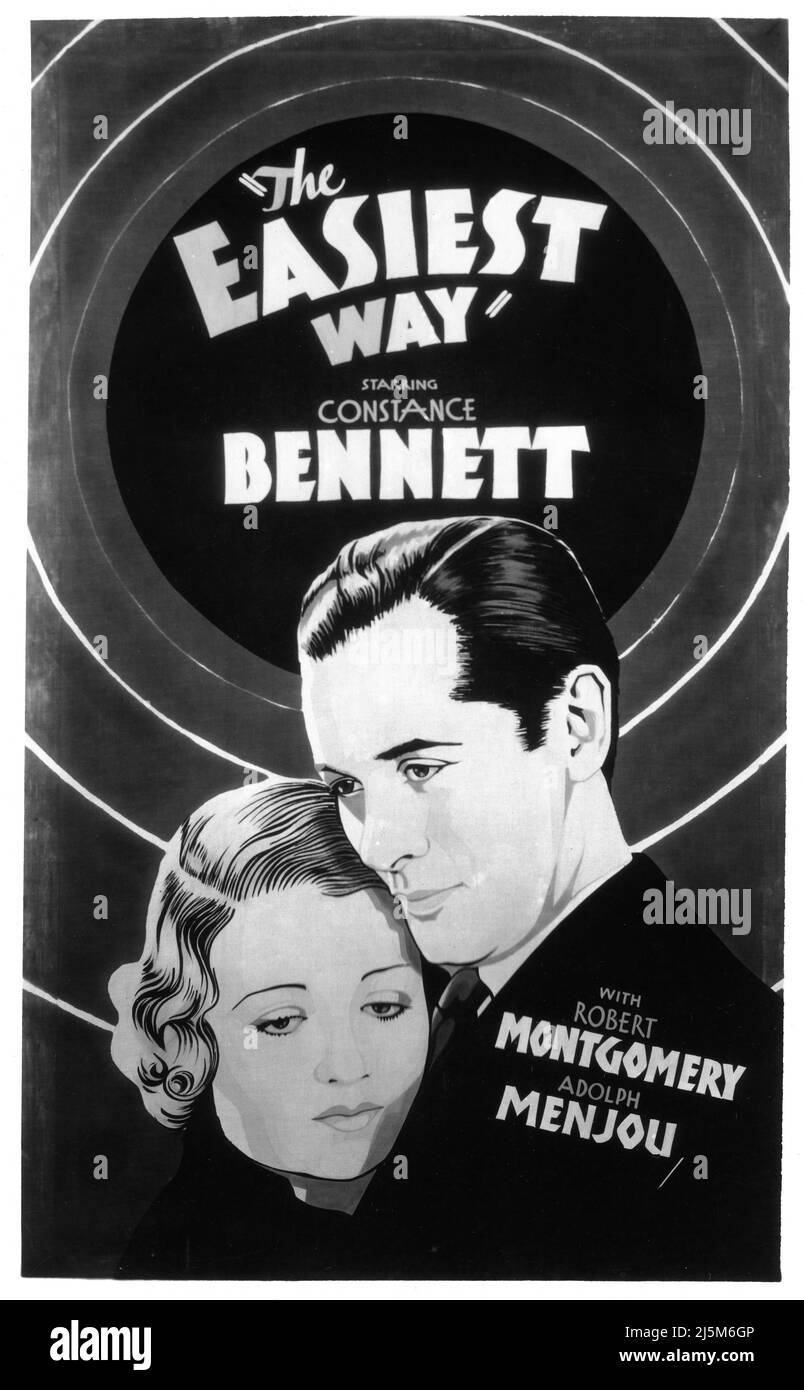 Handgemalte Kino-Ausstellung für CONSTANCE BENNETT und ROBERT ...