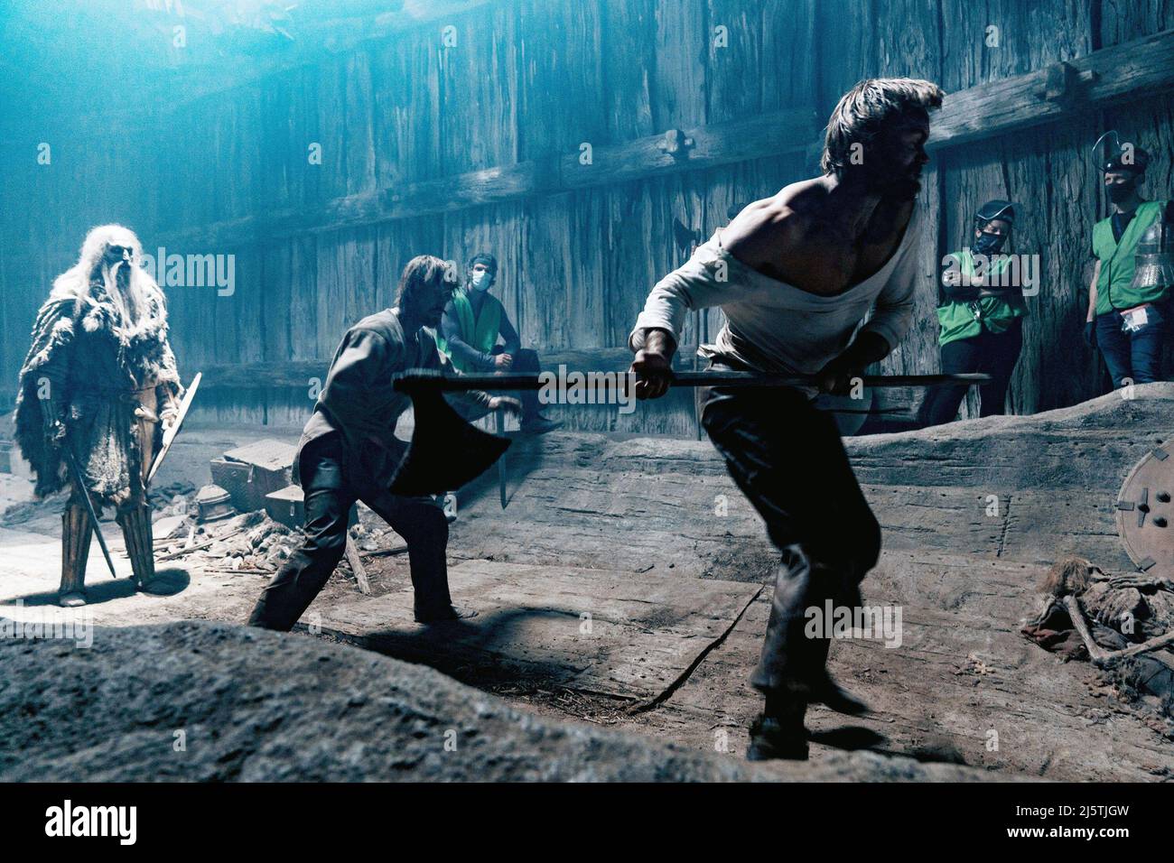 THE NORTHMAN, Alexander Skarsgard, On Set, 2022. ph: Aidan Monaghan ...